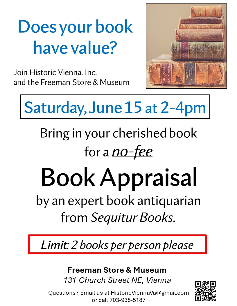 Book Appraisals | Historic Vienna, Inc.